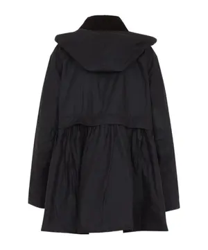 Barbour X Ganni Peplum Waxed Jacket