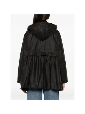Barbour X Ganni Peplum Waxed Jacket