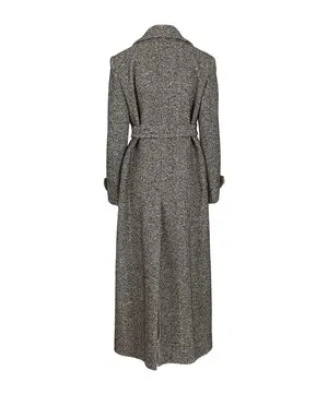 Tagliatore Julia Double-breasted Tweed Coat - Grey