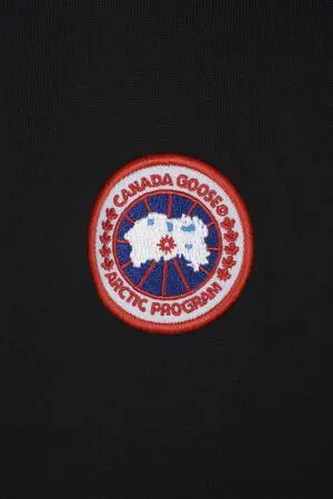 Canada Goose Huron Logo-patch Hoodie - Black