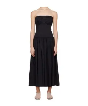 Tove Sleeveless Maxi Dress With Pleated Bust