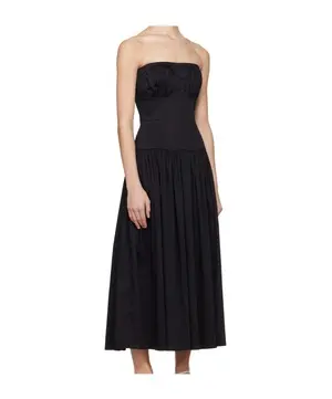 Tove Sleeveless Maxi Dress With Pleated Bust