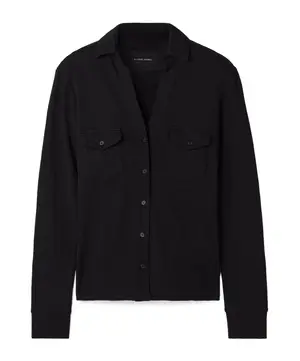 NILI LOTAN Liam Button-down Shirt - Black