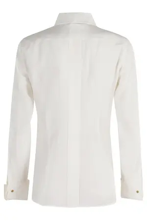 Max Mara Apollo Long-sleeved Shirt With Ribbon Detail - No