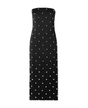Givenchy Embellished Square Neck Midi Dress