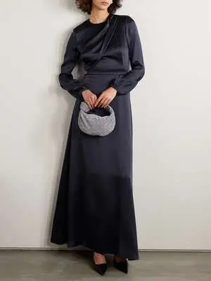 Stella McCartney Asymmetrical Draped Maxi Dress