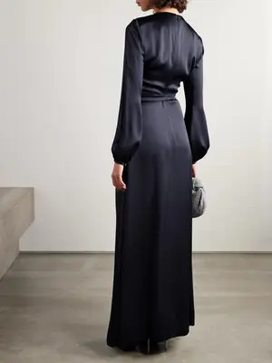 Stella McCartney Asymmetrical Draped Maxi Dress