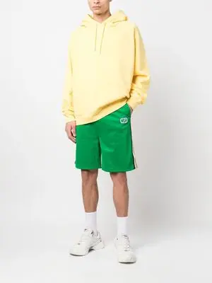 Valentino Garavani Vlogo Side-stripe Track Shorts