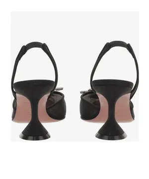 Amina Muaddi Pointed High-heeled Slingback Sandals