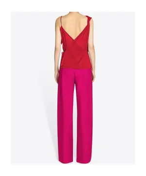 Dries Van Noten Ruffled One-shoulder Silk Top