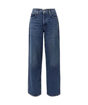 AGOLDE Low Slung Puddle Low-rise Jeans - No