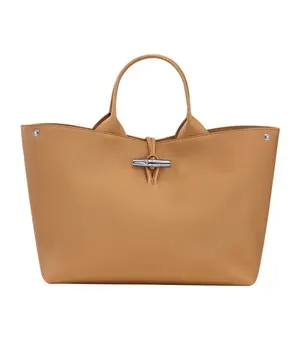 Longchamp Le Roseau L Tote Bag - Walnut