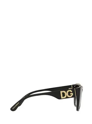 Dolce & Gabbana Butterfly Frame Sunglasses - Black