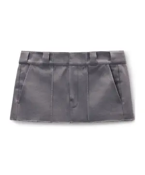 Alexander Wang Mid-rise Skorts With Raw Hem