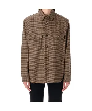 Saint Laurent Puppy Tooth Overshirt