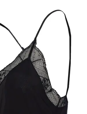 Zadig&Voltaire Christy Lace Trimmed Camisole - Black