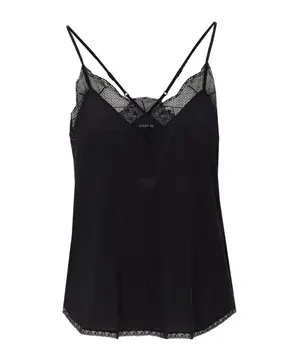 Zadig&Voltaire Lace Trim Camisole - Black