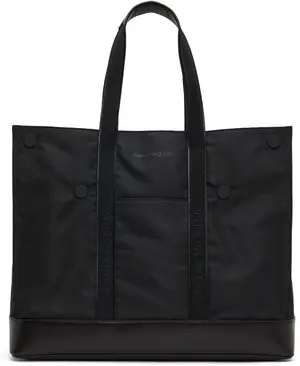 Alexander McQueen Logo Band Tote Bag