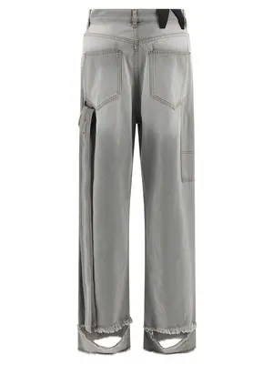 DARKPARK Belted Straight-leg Jeans