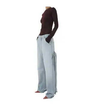 DARKPARK Belted Straight-leg Jeans