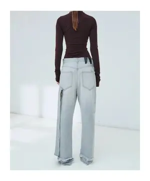 DARKPARK Belted Straight-leg Jeans