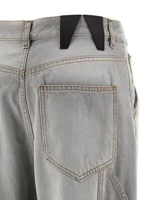 DARKPARK Belted Straight-leg Jeans