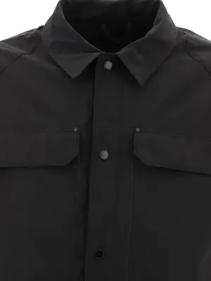 Canada Goose Burnaby Logo Patch Buttoned Jacket