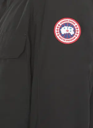 Canada Goose Burnaby Logo Patch Buttoned Jacket