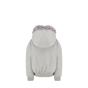 Dior Hooded Jacket With Faux Fur Trim
