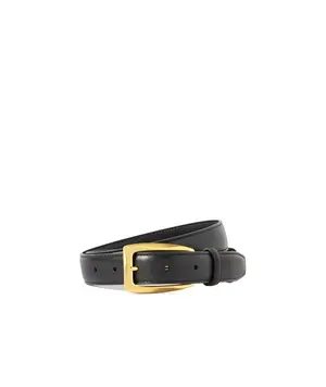 THE ROW Leather Belt - Black