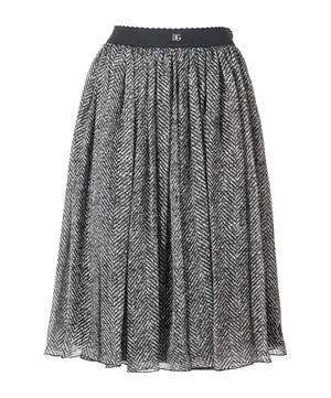 Dolce & Gabbana Pleated Midi Skirt