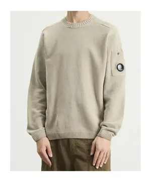 C.P. COMPANY Knitted Sweater With Lens Detail
