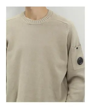 C.P. COMPANY Knitted Sweater With Lens Detail