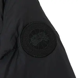 Canada Goose Montgomery Down Coat With Tonal Label - Black