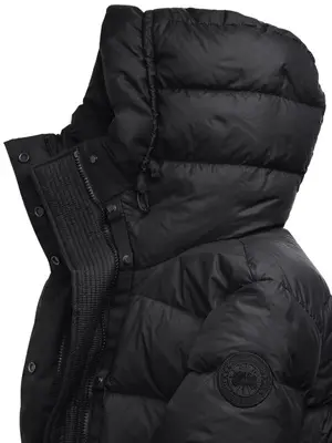 Canada Goose Montgomery Down Coat With Tonal Label - Black