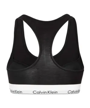 Calvin Klein Sleeveless Sports Bra - Black