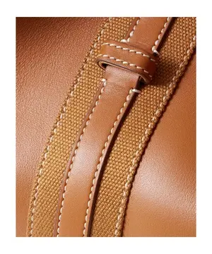 Loro Piana Bale Large Leather Bag - Brown