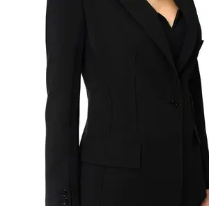 Elisabetta Franchi Single-breasted Tailored Jacket - Black