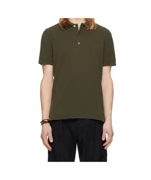 TOM FORD Short-sleeved Polo Shirt - Green