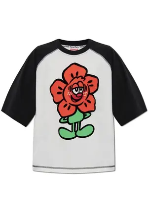 Kenzo X Verdy Flocked Crewneck T-shirt - White
