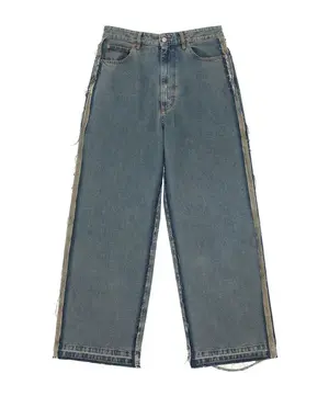 MAISON MARGIELA Distressed Straight-leg Jeans - Blue