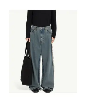 MAISON MARGIELA Distressed Straight-leg Jeans