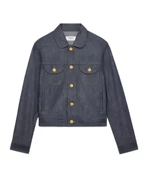 CELINE Celine Trucker Jacket In Raw Wash Denim