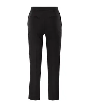 Elisabetta Franchi High-waisted Cropped Tailored Pants With Logo Detail