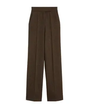 Max Mara Billy Pleated Wide-leg Trousers