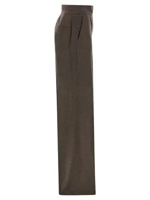 Max Mara Billy Pleated Wide-leg Trousers