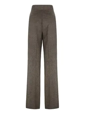Max Mara Billy Pleated Wide-leg Trousers
