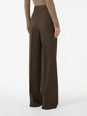 Max Mara Billy Pleated Wide-leg Trousers