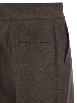 Max Mara Billy Pleated Wide-leg Trousers