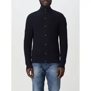 BALLANTYNE Buttoned Knitted Cardigan - Black